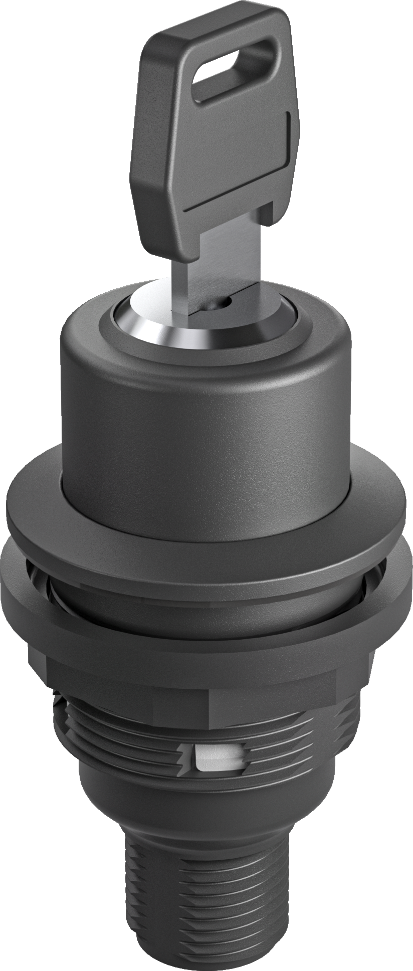 Key switch M12 | latching | 4-pole | IP65 | switching function