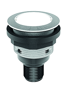 STII_C009 Pushbutton | Round | 4-pin M12 connector | Silver-colored front frame | Compact design ...