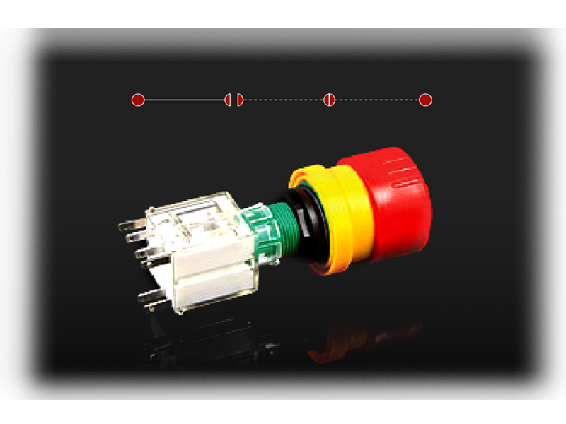 Self-monitoring contact blocks for emergency-stops | Georg Schlegel
