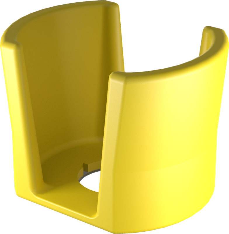 Protective shroud for emergency-stops: Permitted or not?