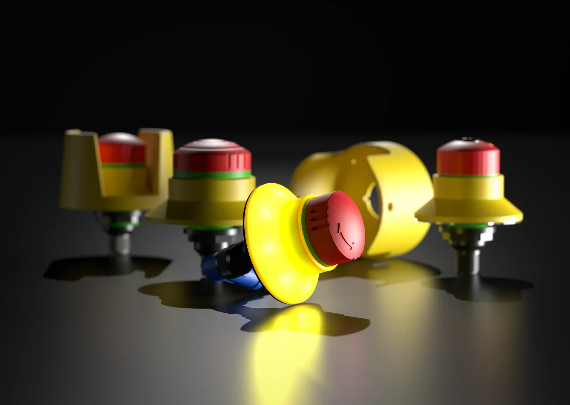 Robust M12 Emergency Stop Switches: Quartex connect