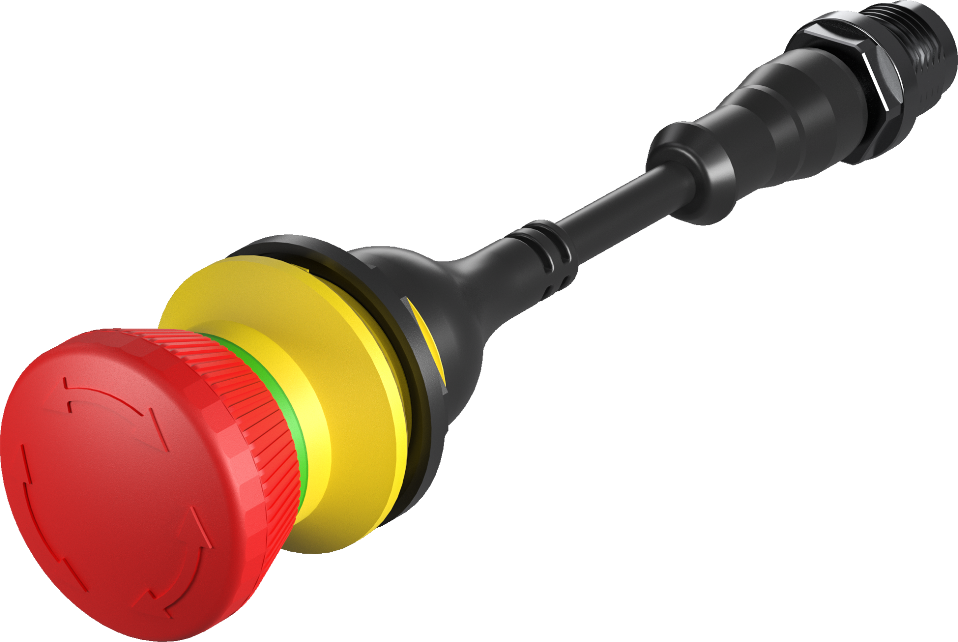 FRVKOO_M001 | Emergency stop switch | 2NC | M12 plug | IP65, IP67